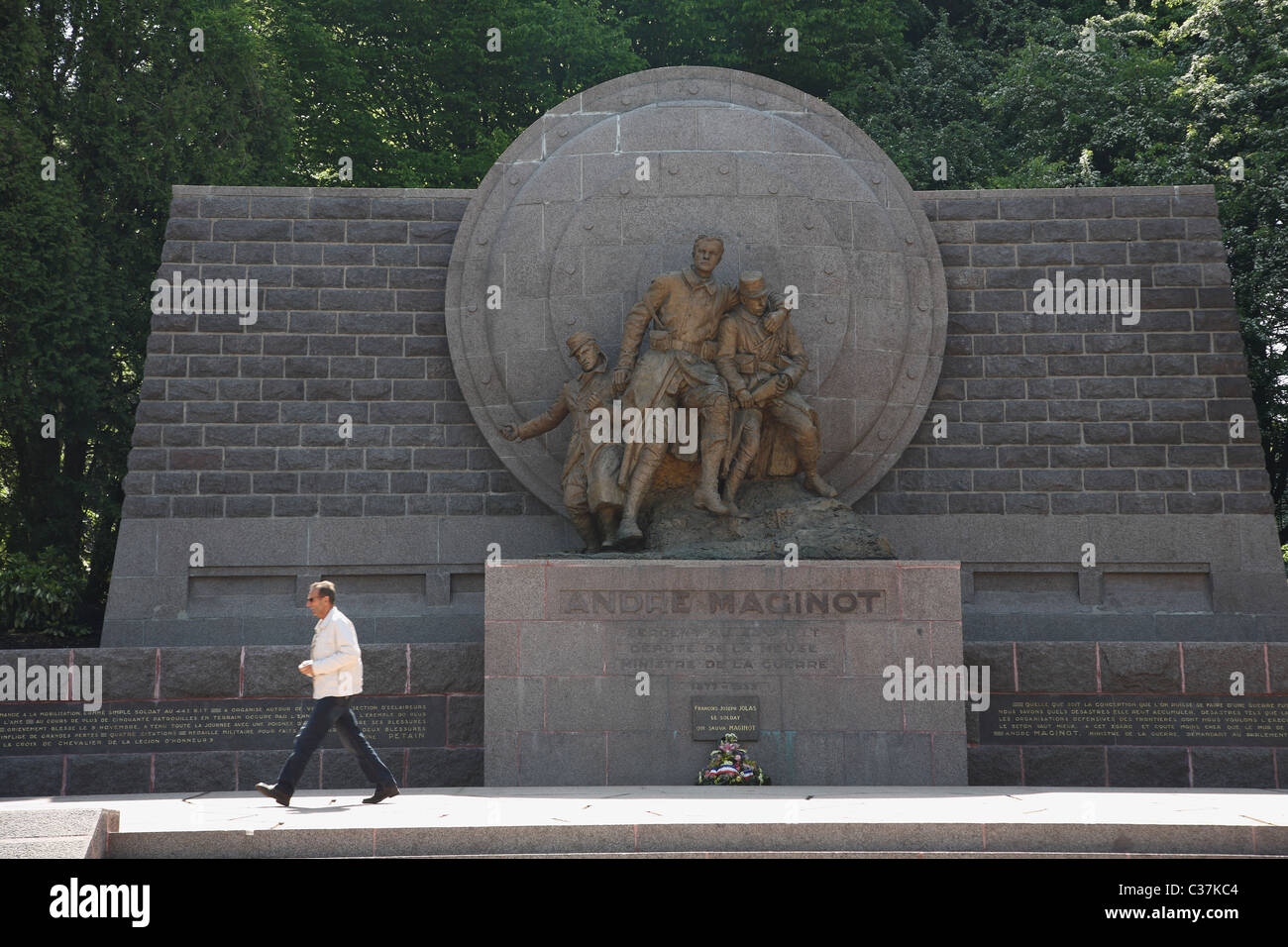 Andre Maginot Memorial, Verdun, France Stock Photo - Alamy