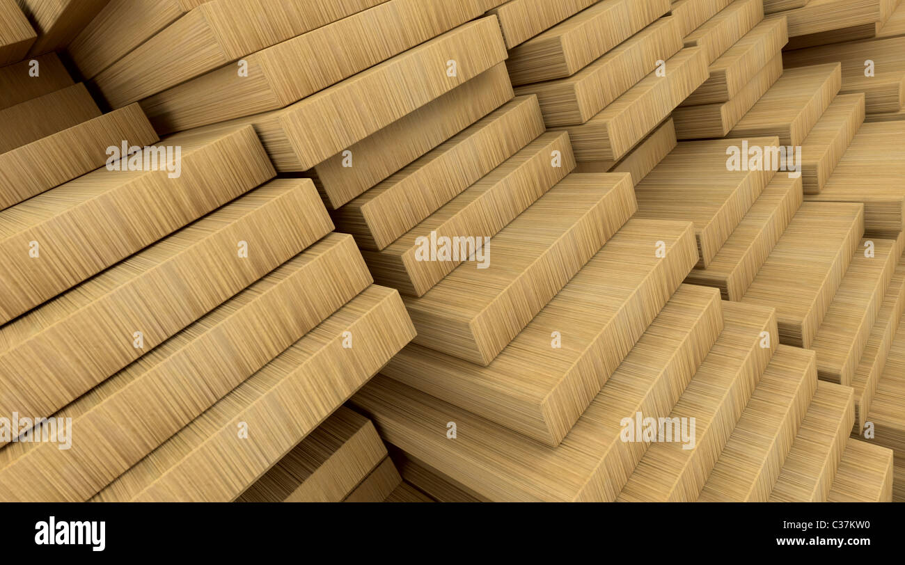 3d render of wooden planks Stock Photo - Alamy