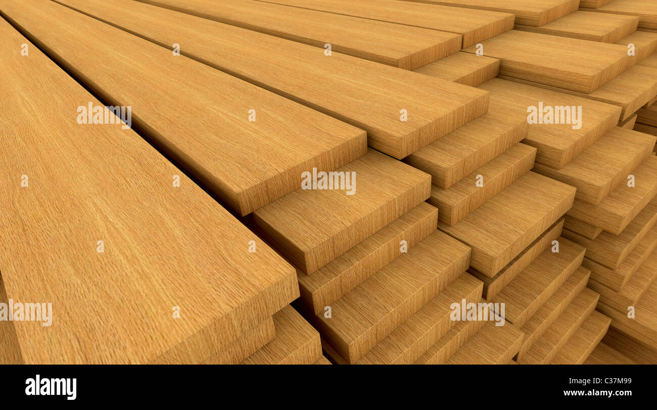 3d render of wooden planks Stock Photo - Alamy