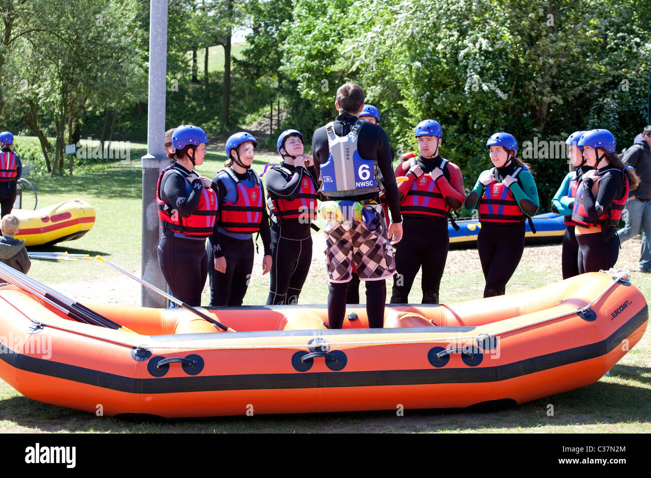 Whitewater rafters family hi-res stock photography and images - Alamy