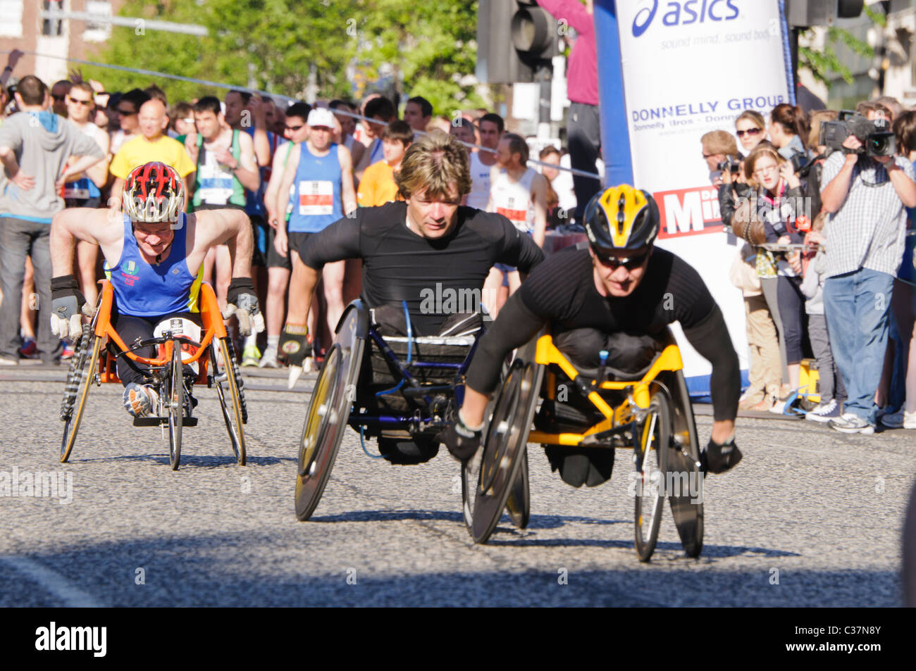Wheelchair marathon route hi-res stock photography and images - Alamy