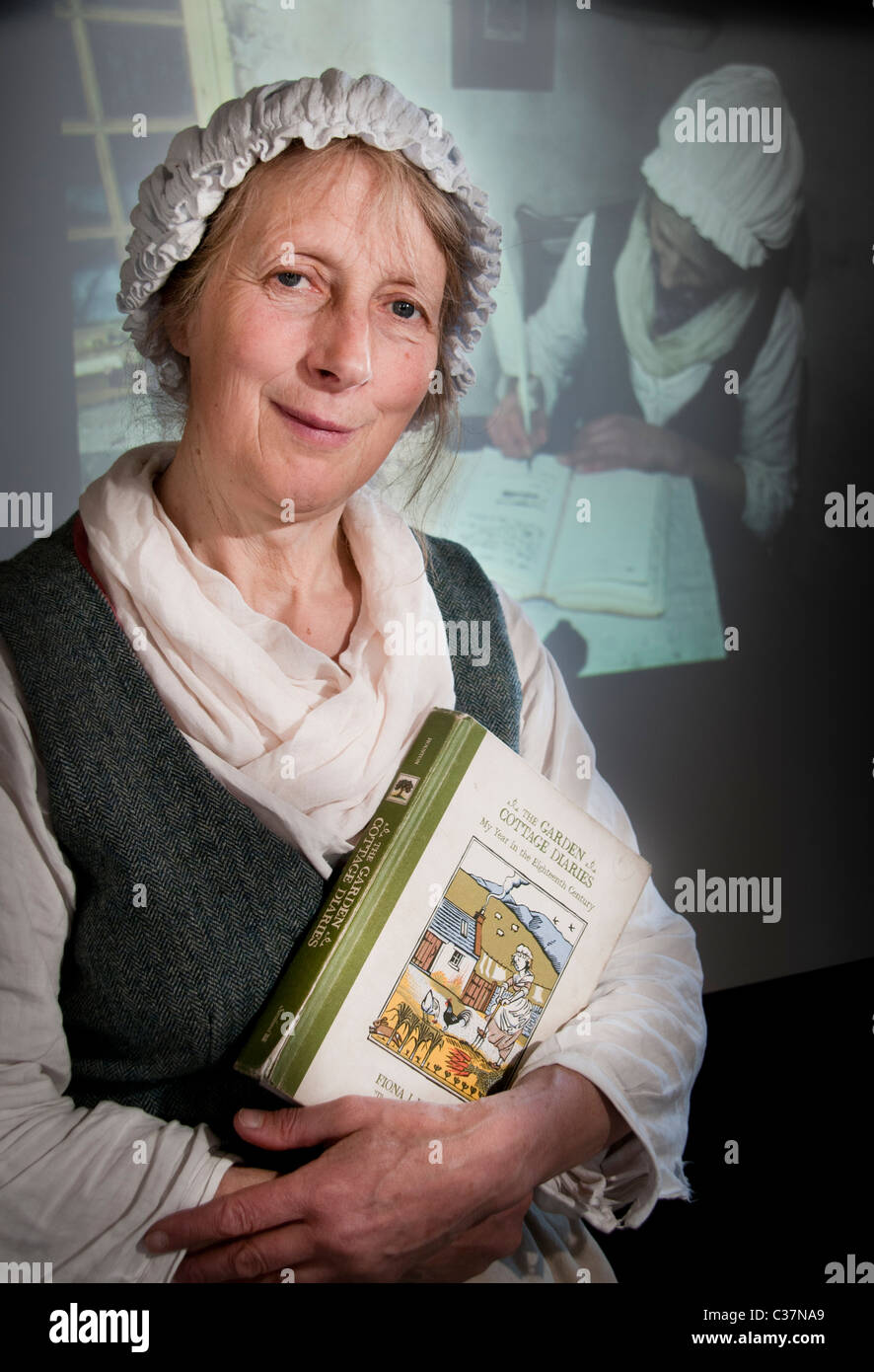 Fiona Houston author of 'The Garden Cottage Diaries' Stock Photo - Alamy