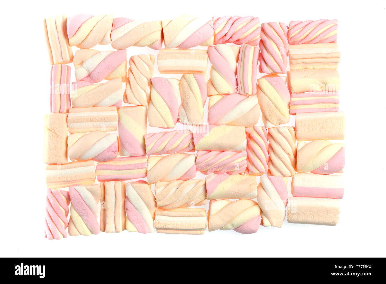 Marshmallow sweets. Different colors, taste's, shapes, contains lots of ...