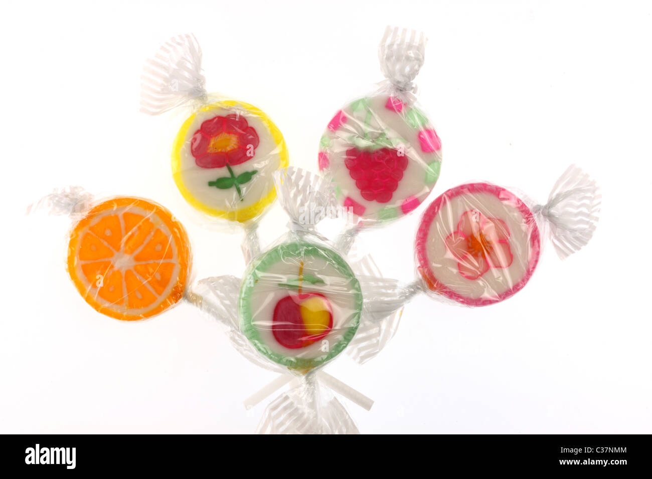 Lollipops, sweets, different colors, taste's, shapes, contains lots of ...