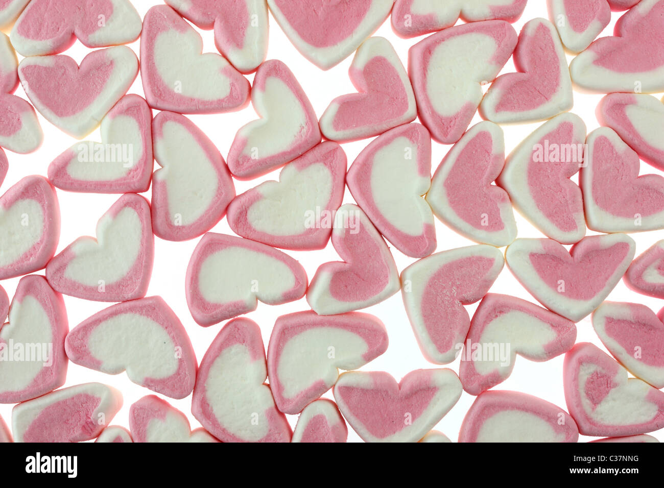 Candies, in shape of a heart. sweets, different colors, taste's ...