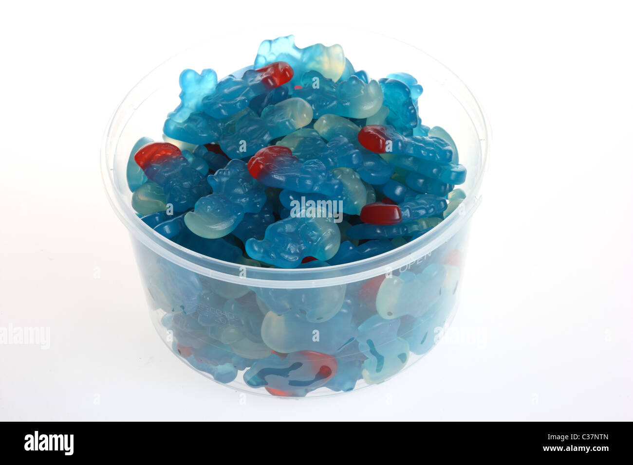 Jelly sweet, shape of a smurf, sweets, different colors, taste's ...
