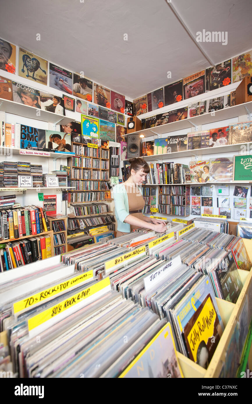 Lucky Seven record shop above Little Pad Vintage Clothing and ...