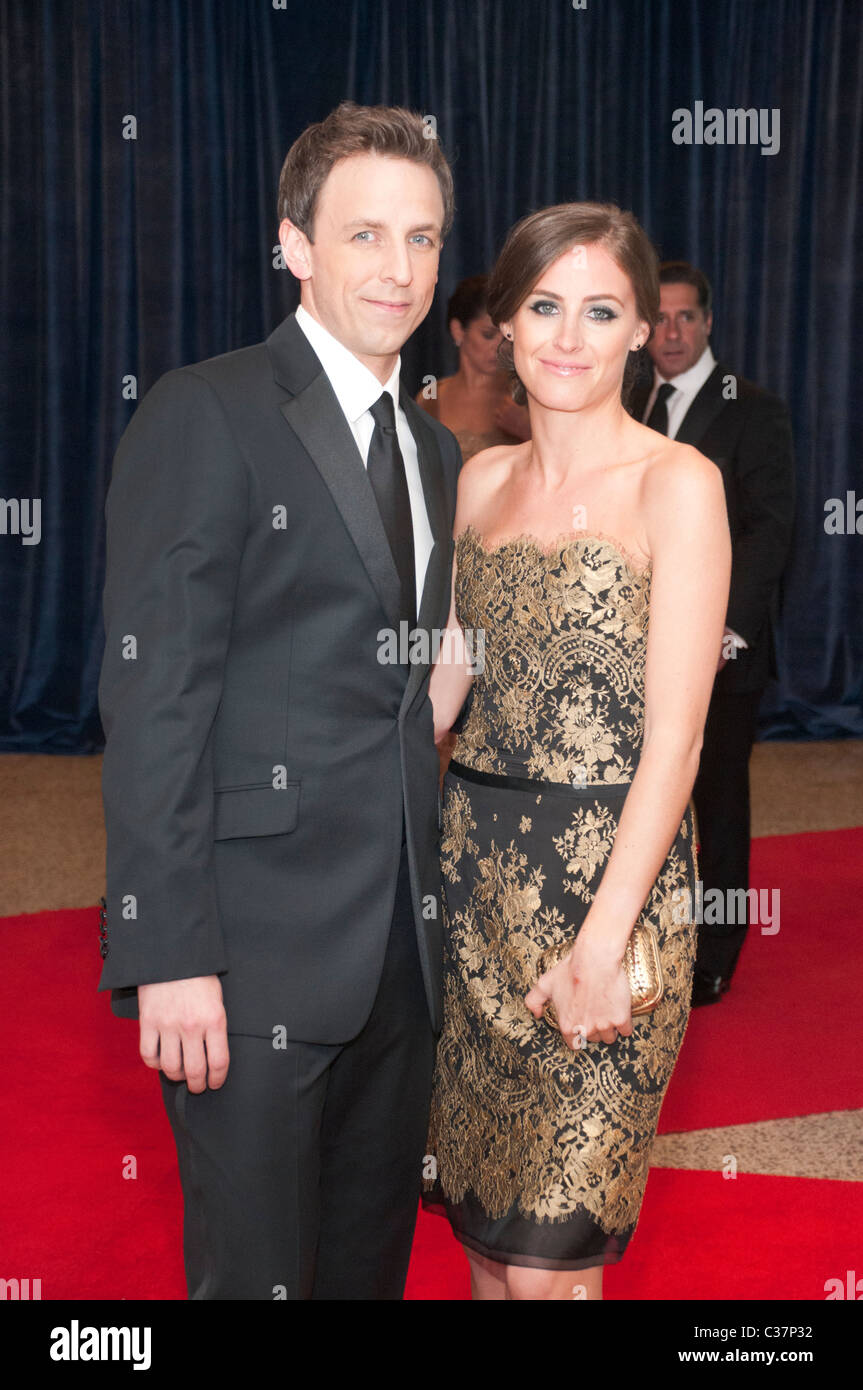 Seth Myers, Alexi Ashe arrives for the White House Correspondents ...