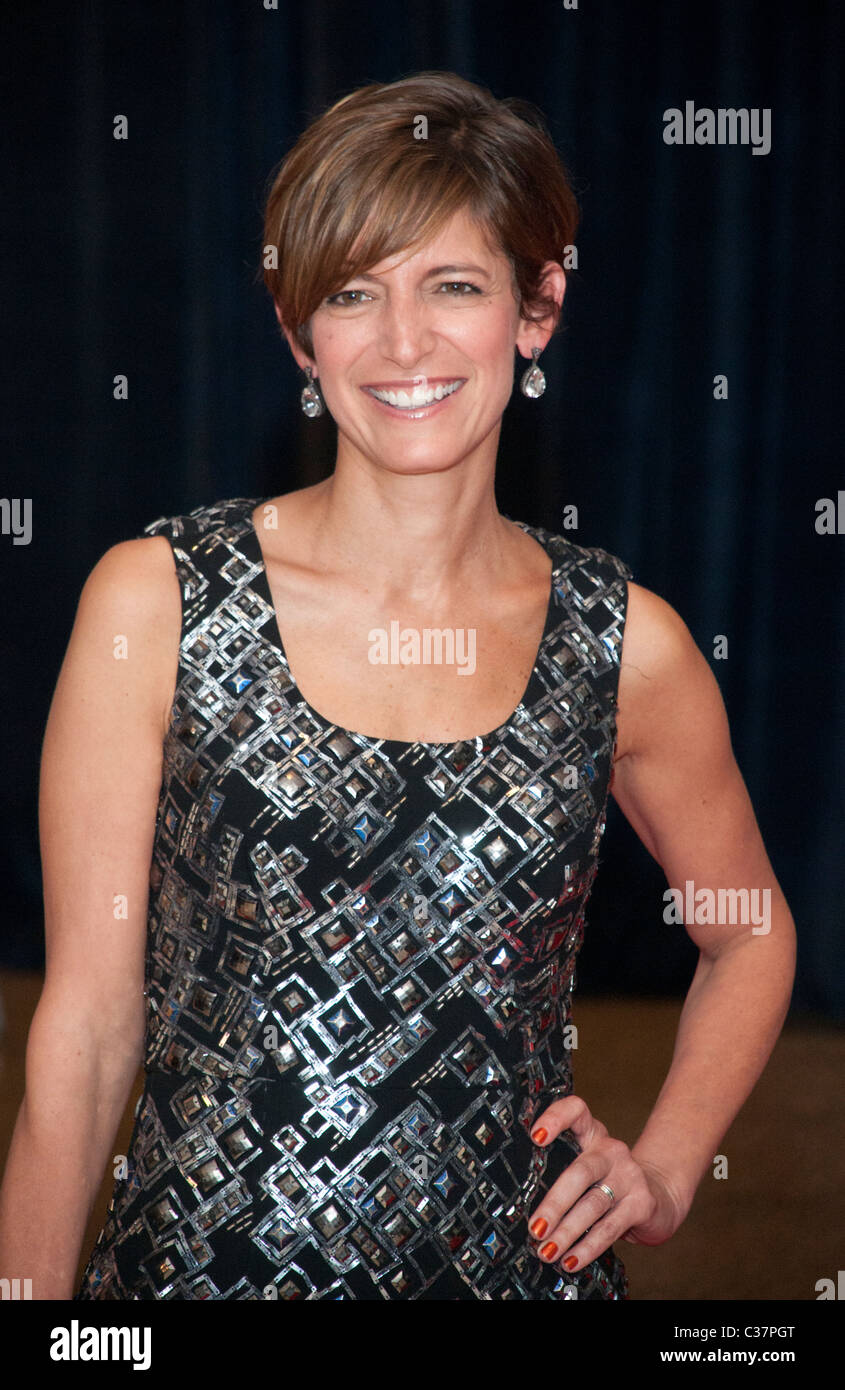 Cindi Leive arrives for the White House Correspondents' Association dinner.Lara Logan arrives ...
