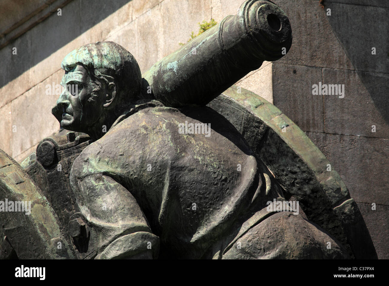 Gunner sculpture from the Monument to the Heroes of the Peninsular War ...