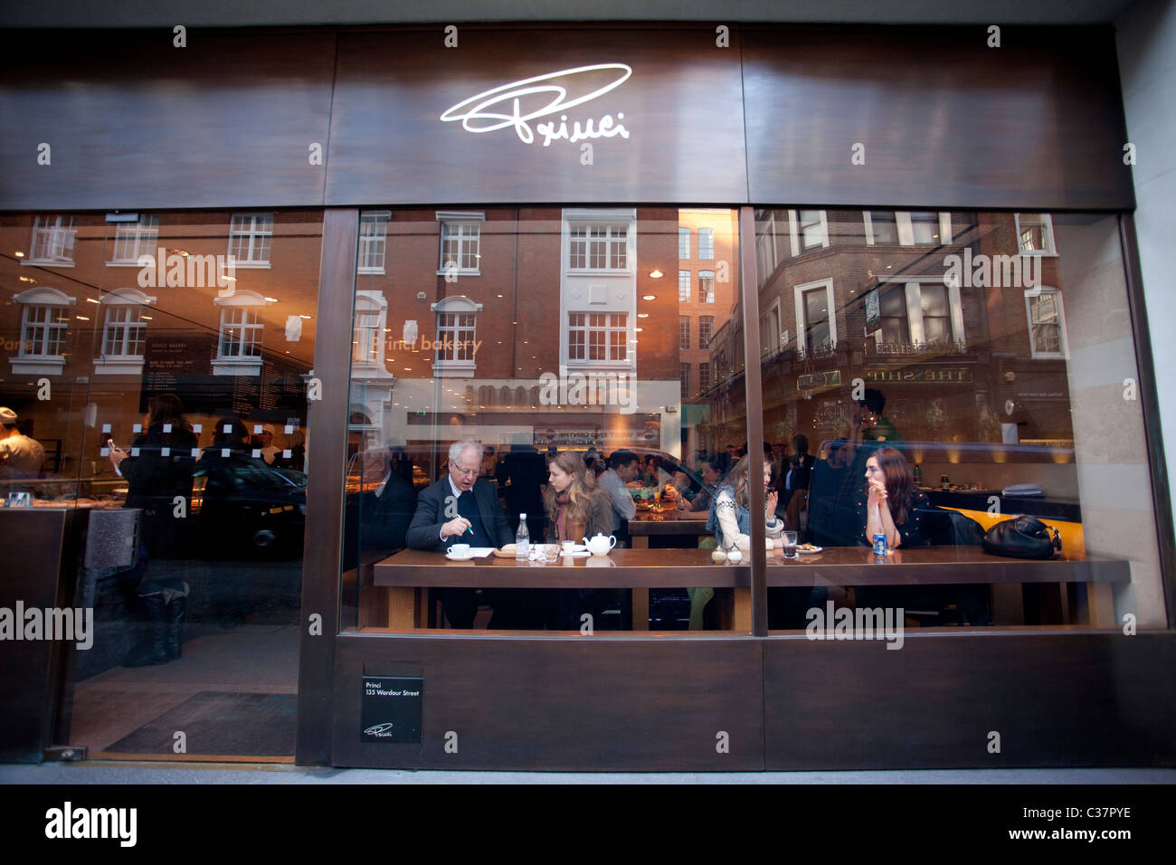 Princi bakery in Wardour Street London Stock Photo - Alamy