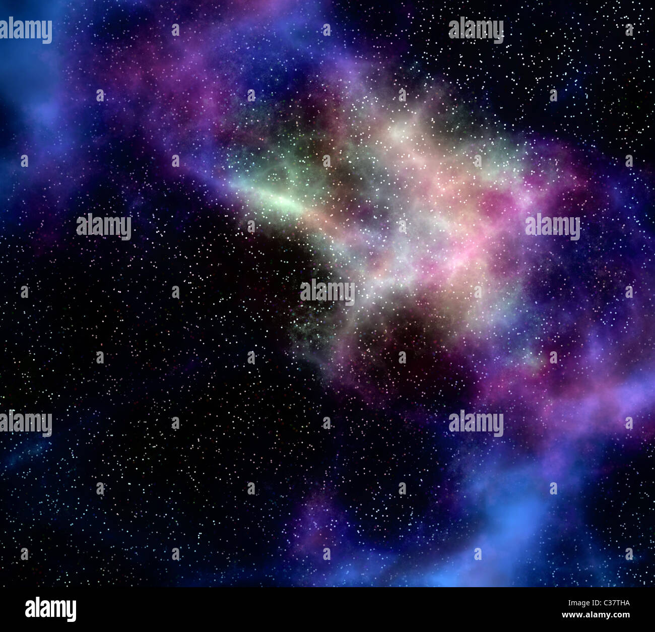deep outer space gas cloud nebula galaxy and stars Stock Photo - Alamy