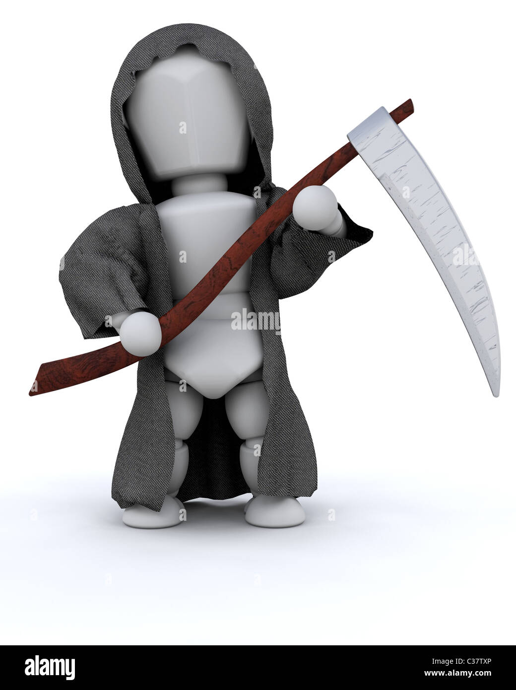 Scary man in skeleton halloween Cut Out Stock Images & Pictures - Alamy