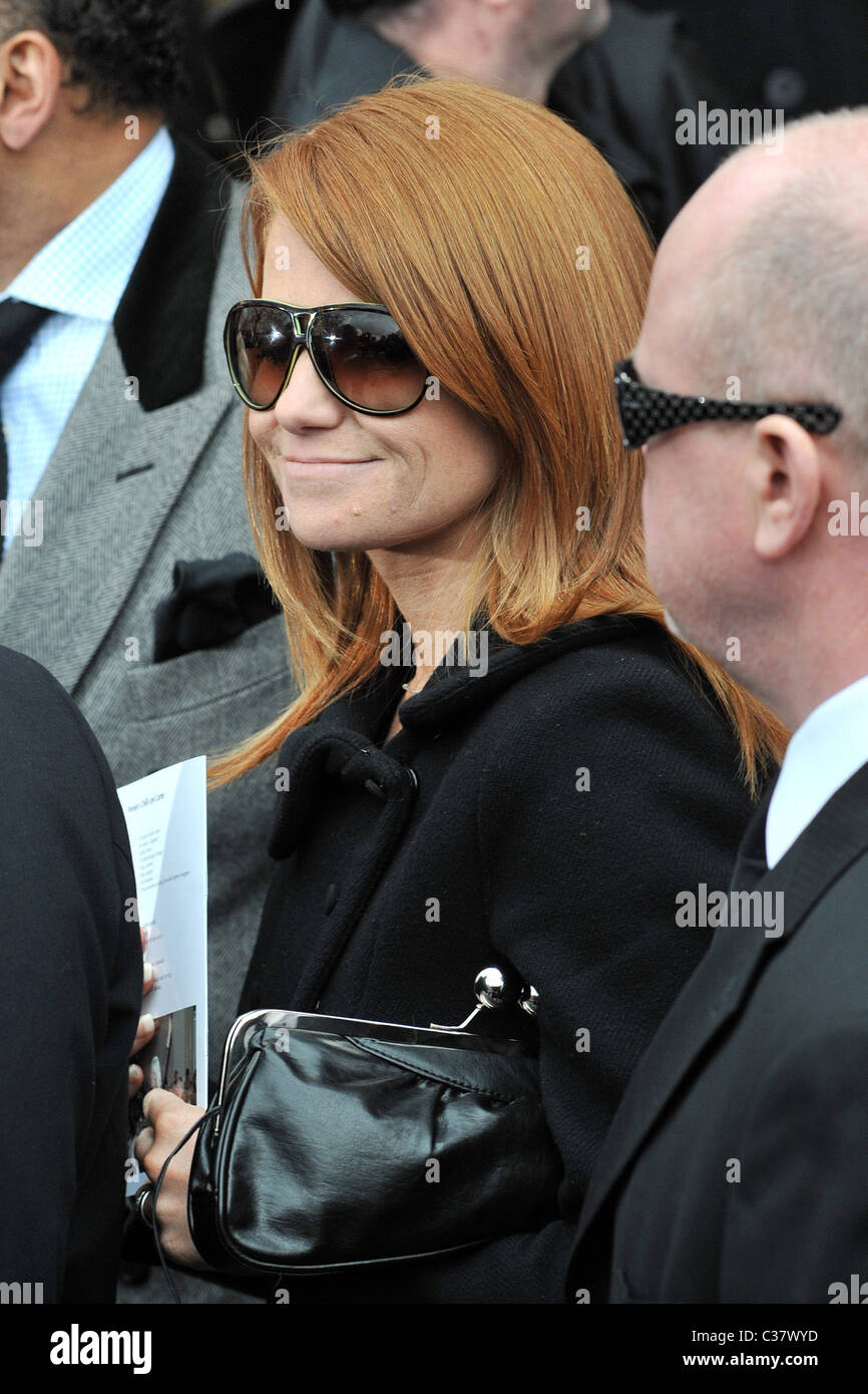 Patsy Palmer The Funeral of Wendy Richard held at St Mary's Church ...