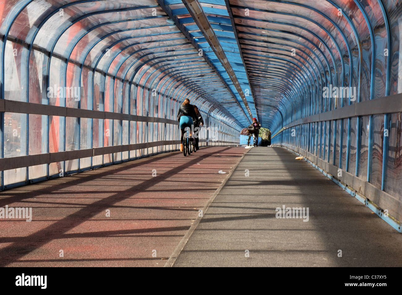 Pedestrian cycleway bridge hi-res stock photography and images - Alamy
