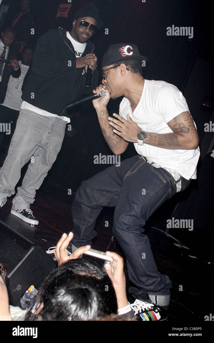 Jermaine Dupree and Bow Wow MySpace and Power 105.1 FM host Rapper Bow ...