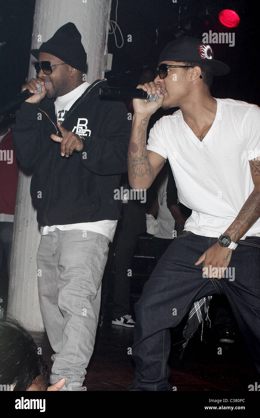 Jermaine Dupree and Bow Wow MySpace and Power 105.1 FM host Rapper Bow ...