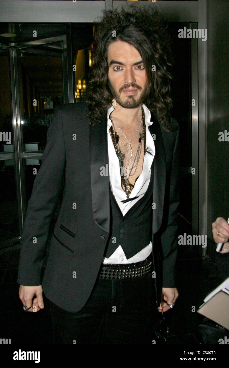Russell Brand outside Fox studios after appearing on 'The Morning Show ...