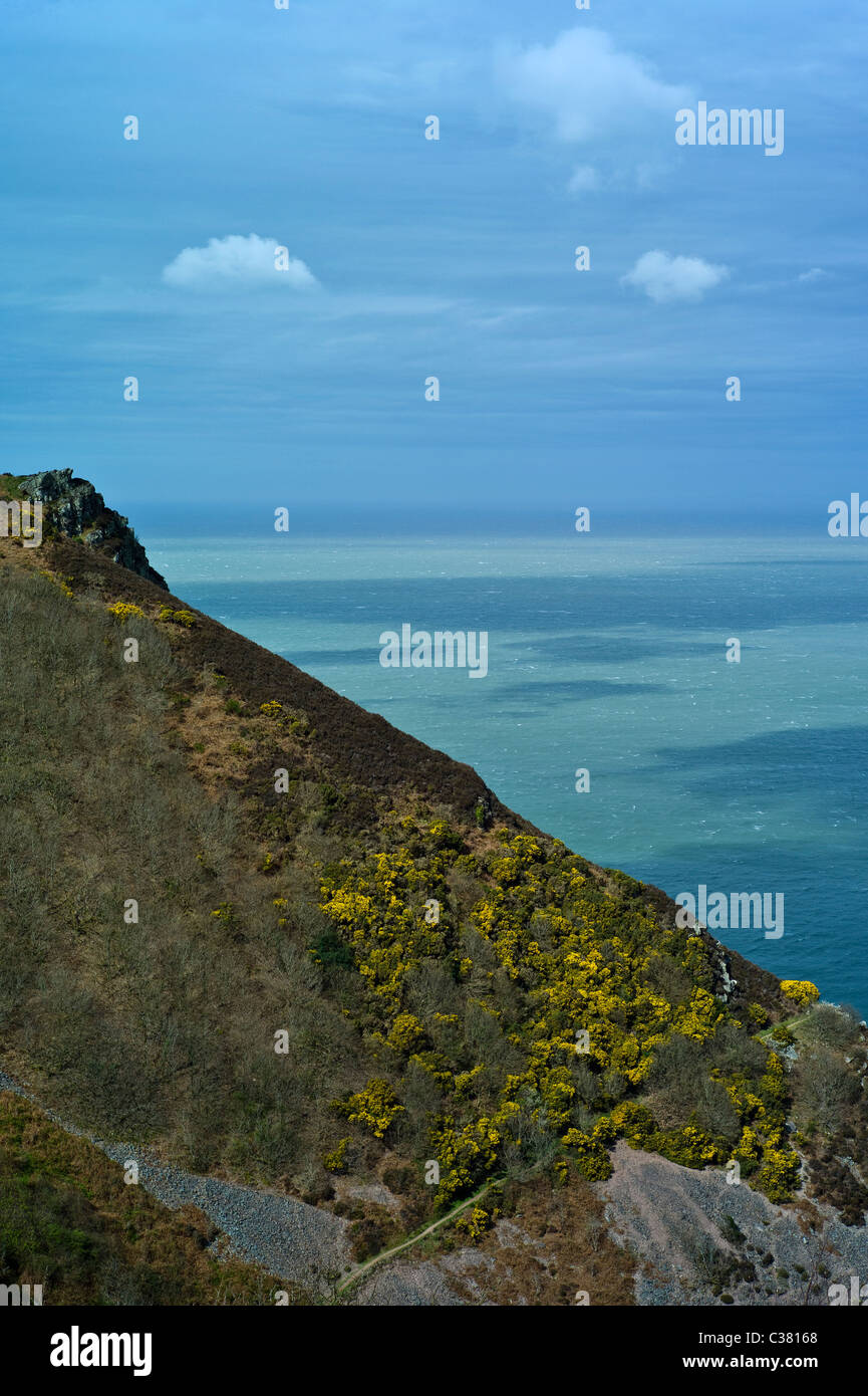The North Devon coastal path at Woody Bay Stock Photo - Alamy