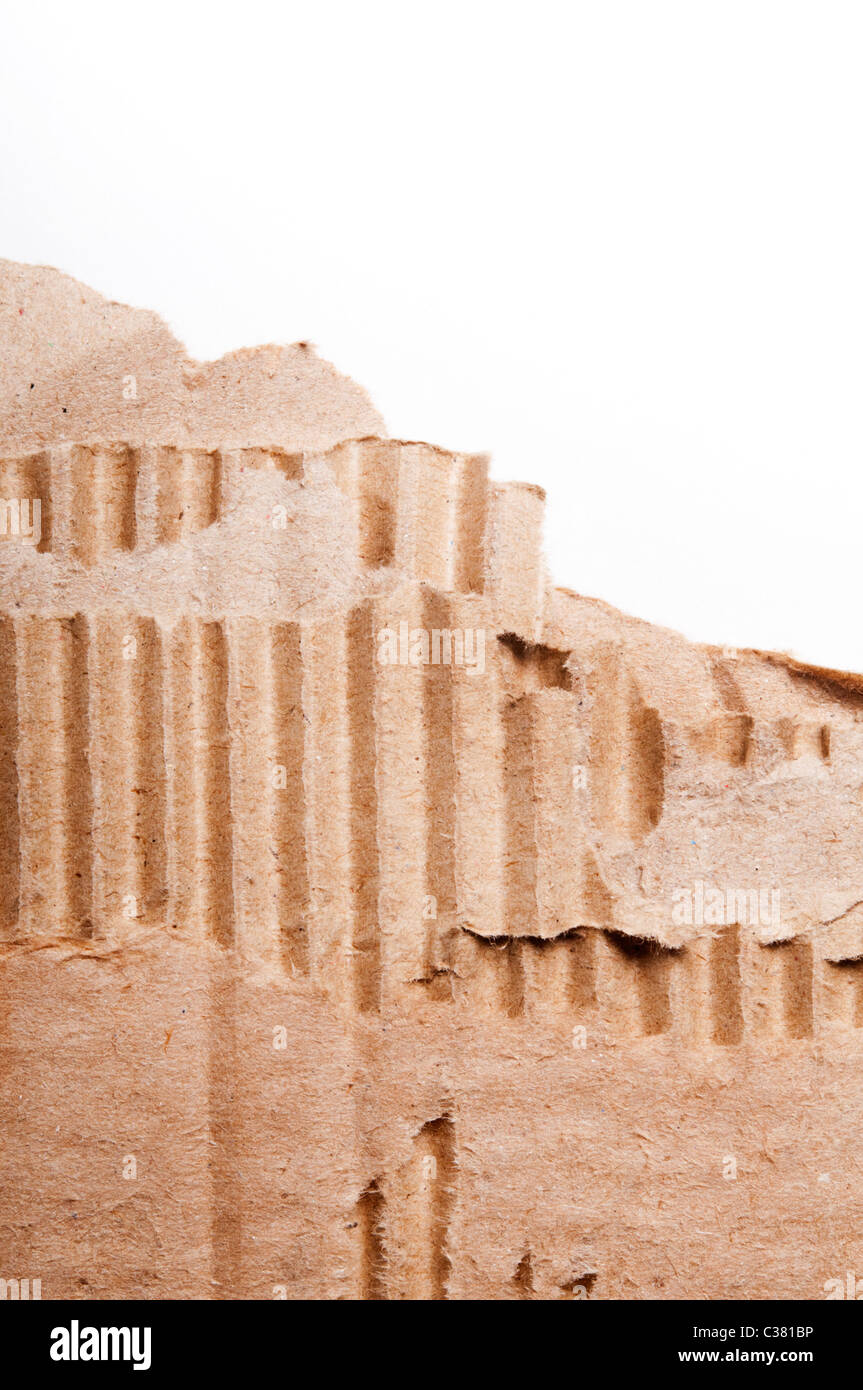 piece of cardboard teared Stock Photo - Alamy