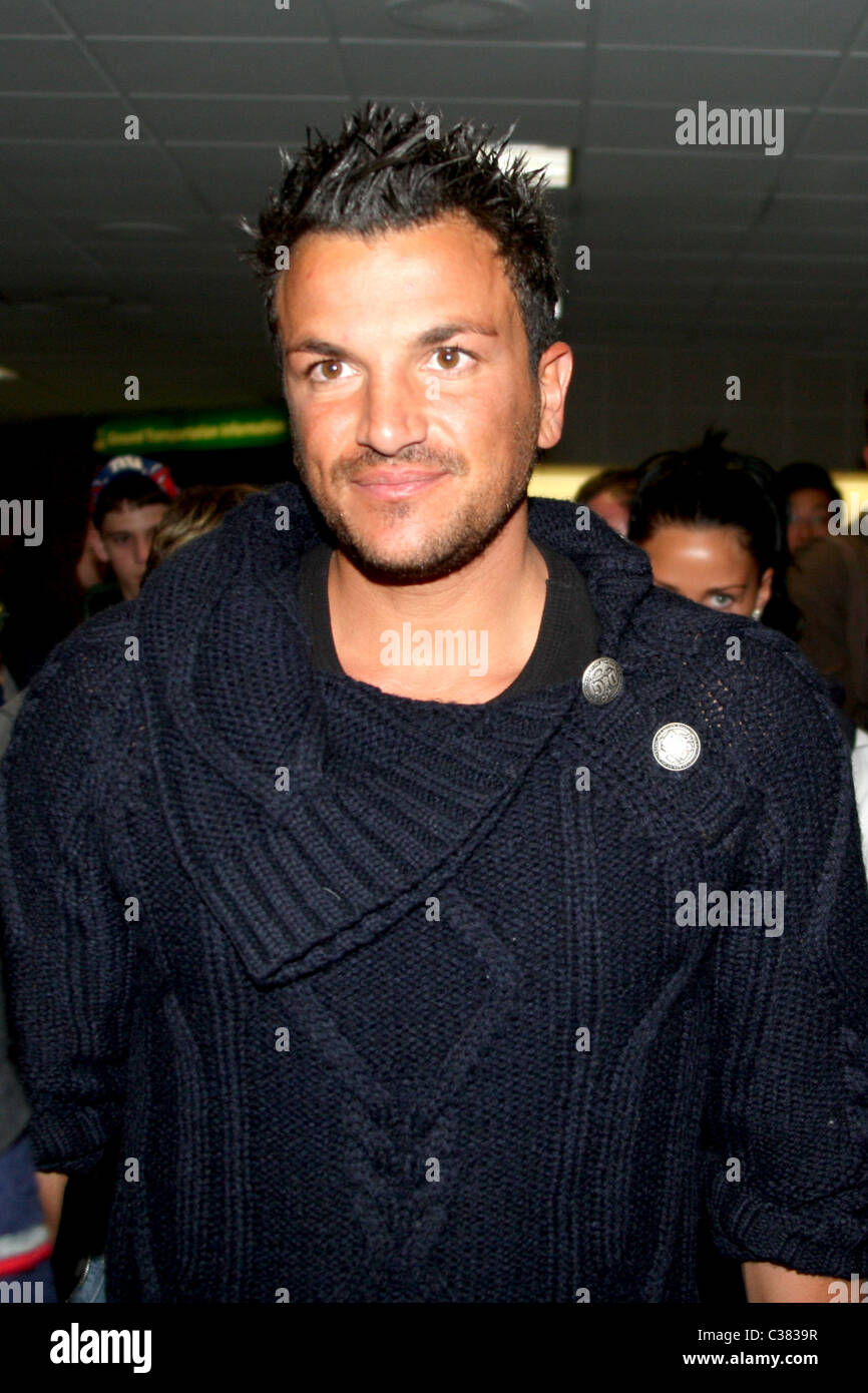 Peter Andre arriving at JFK International Airport New York City, USA ...