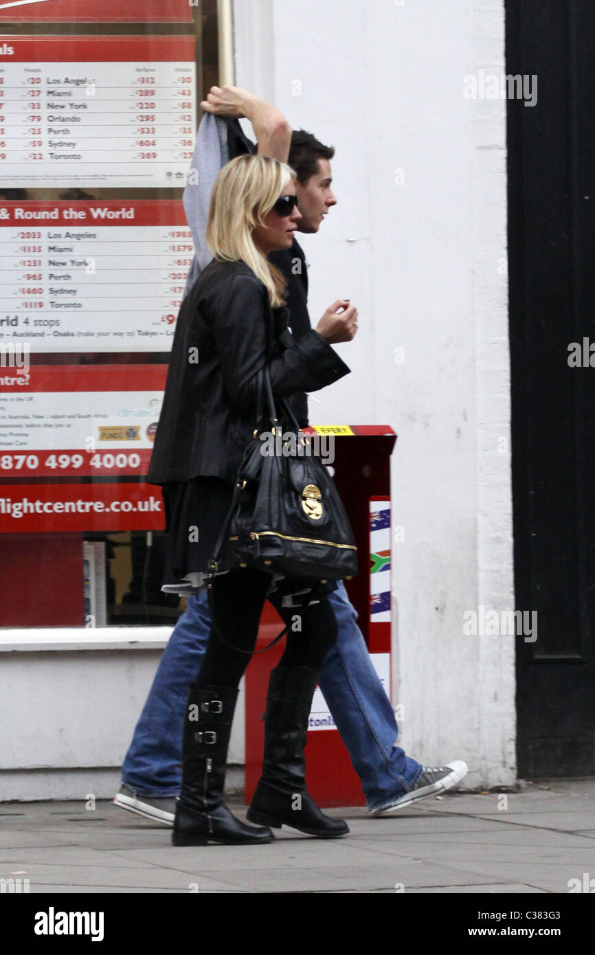 Denise Van Outen goes for lunch with former Eastenders star Chris ...