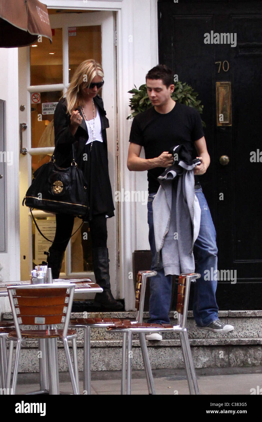 Denise Van Outen goes for lunch with former Eastenders star Chris ...
