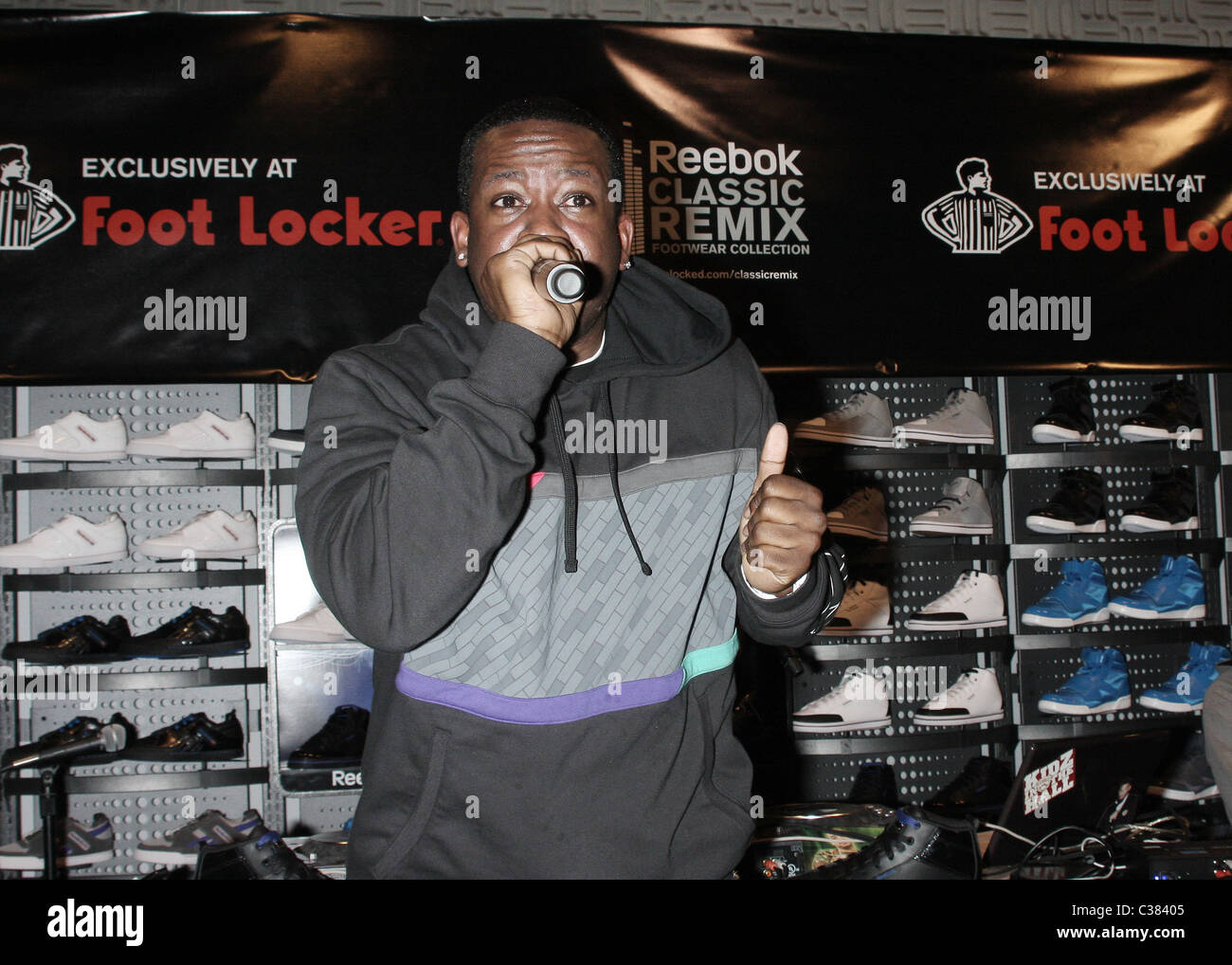 Jabari Evans aka Naledge Kidz in the Hall launch the Reebok Classic ...