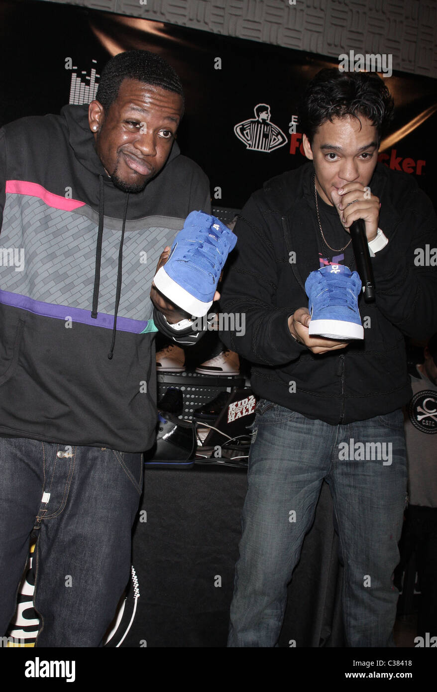 Jabari Evans aka Naledge and Michael Aguilar aka Double-O Kidz in the ...