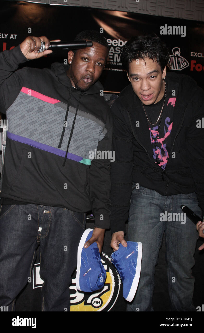 Jabari Evans aka Naledge and Michael Aguilar aka Double-O Kidz in the ...