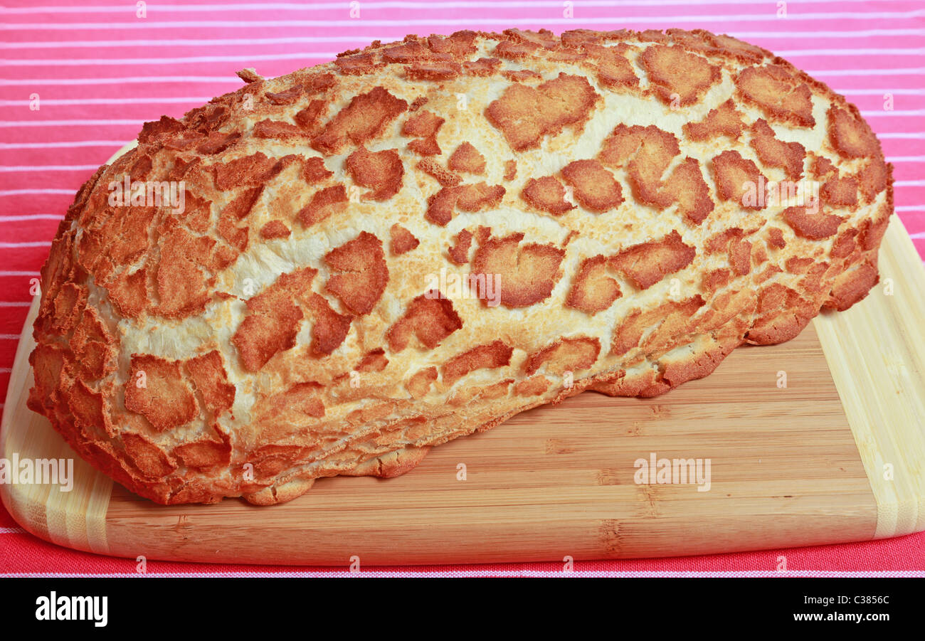 Crusty tiger bread ready for cutting into slices Stock Photo - Alamy