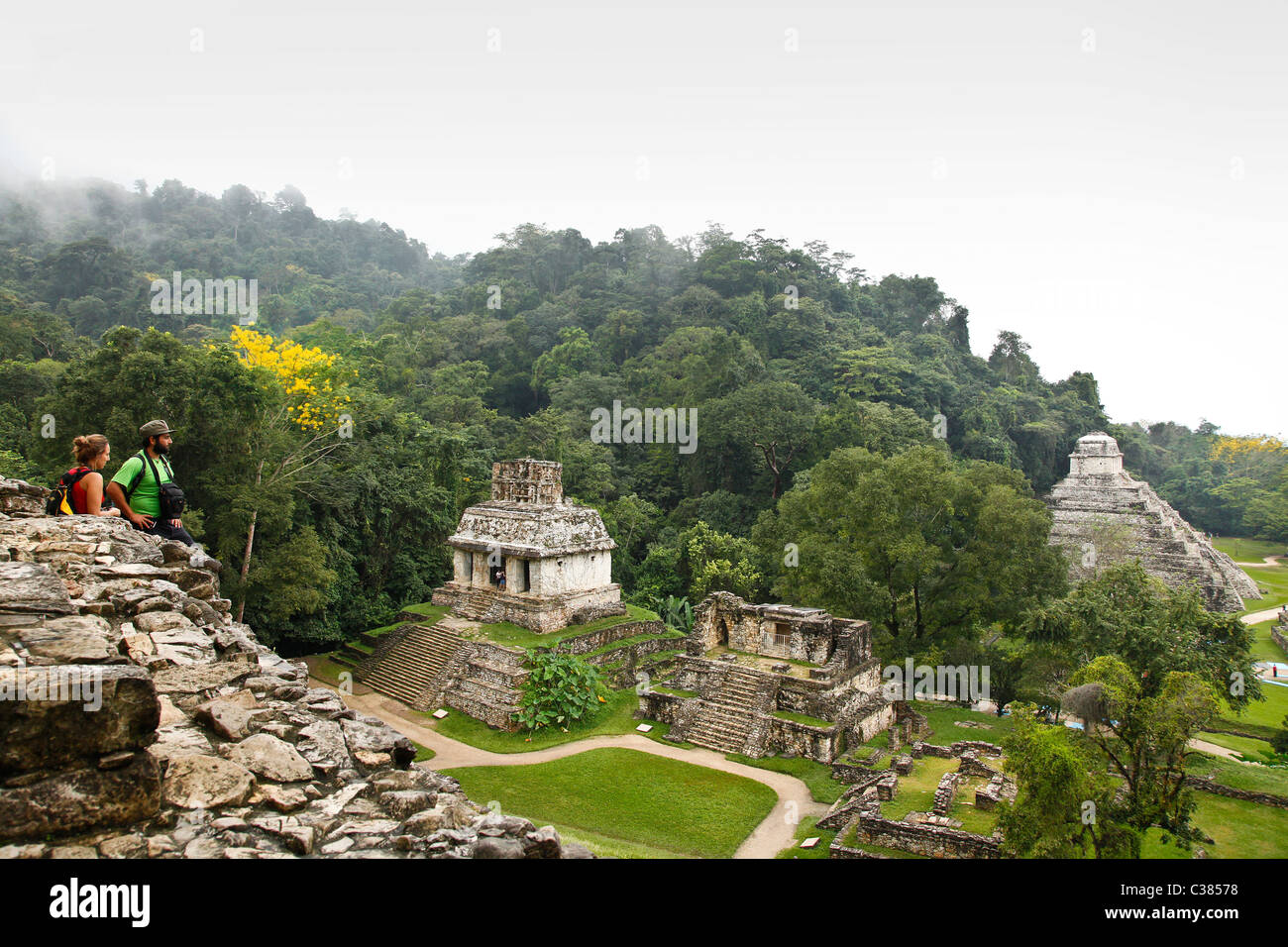 Archaeological site Maya OF Palenque, Palenque, Chiapas, Mexico ...