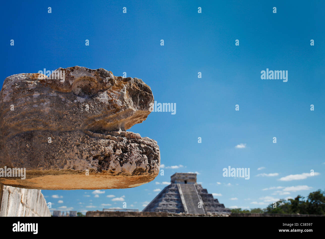 Chichen Itza, archaeological site Maya, El Castillo, Yucatan, Mexico ...