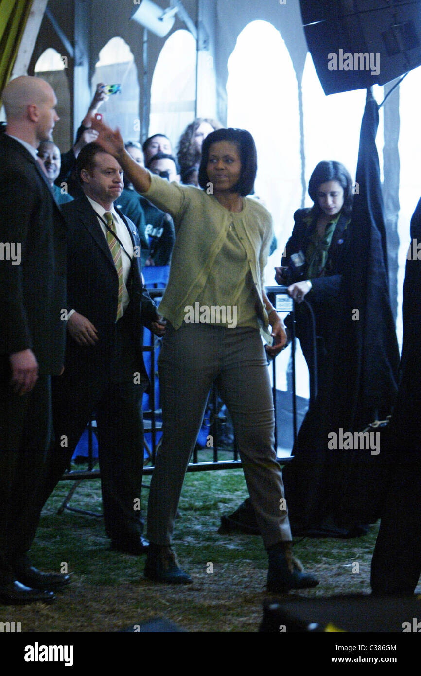 First Lady Michelle Obama toured an energy-efficient home construction ...