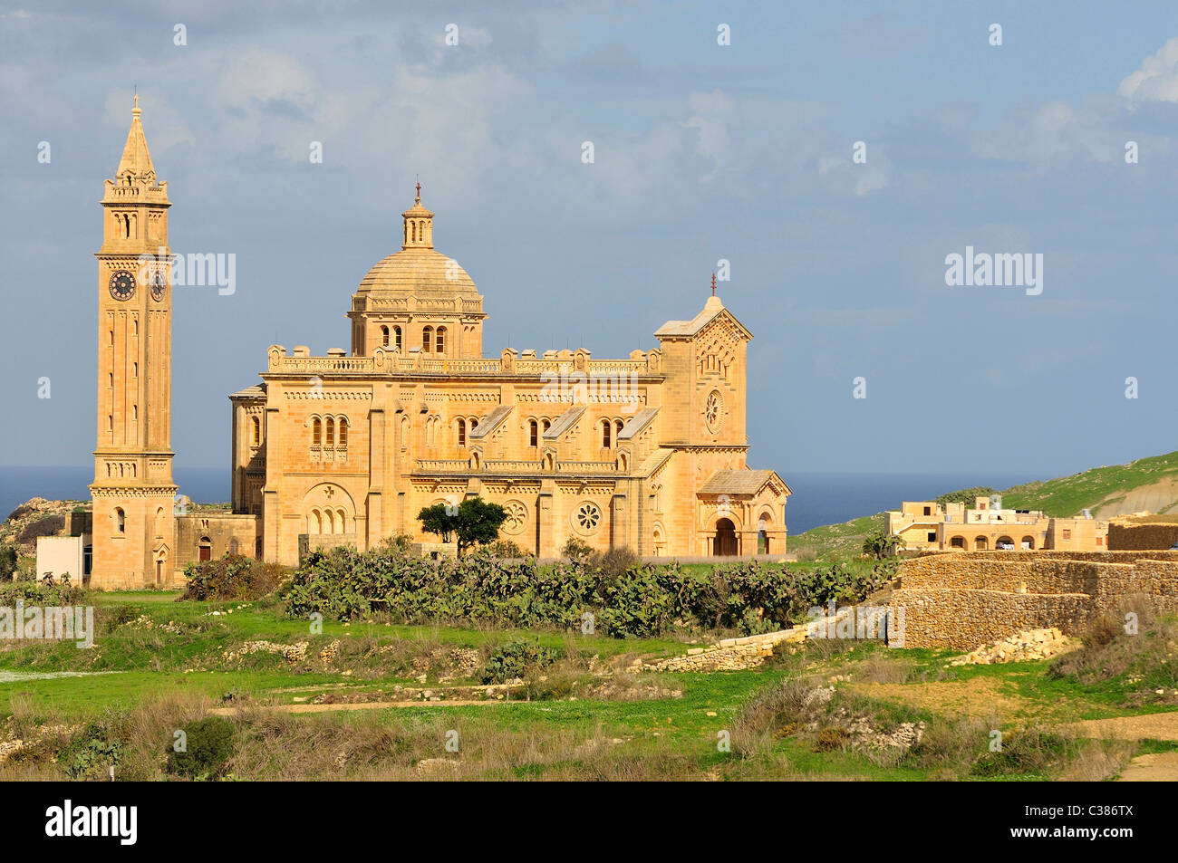 Basilica of the Blessed Virgin Of Ta' Pinu, Gharb, Gozo island, Malta ...