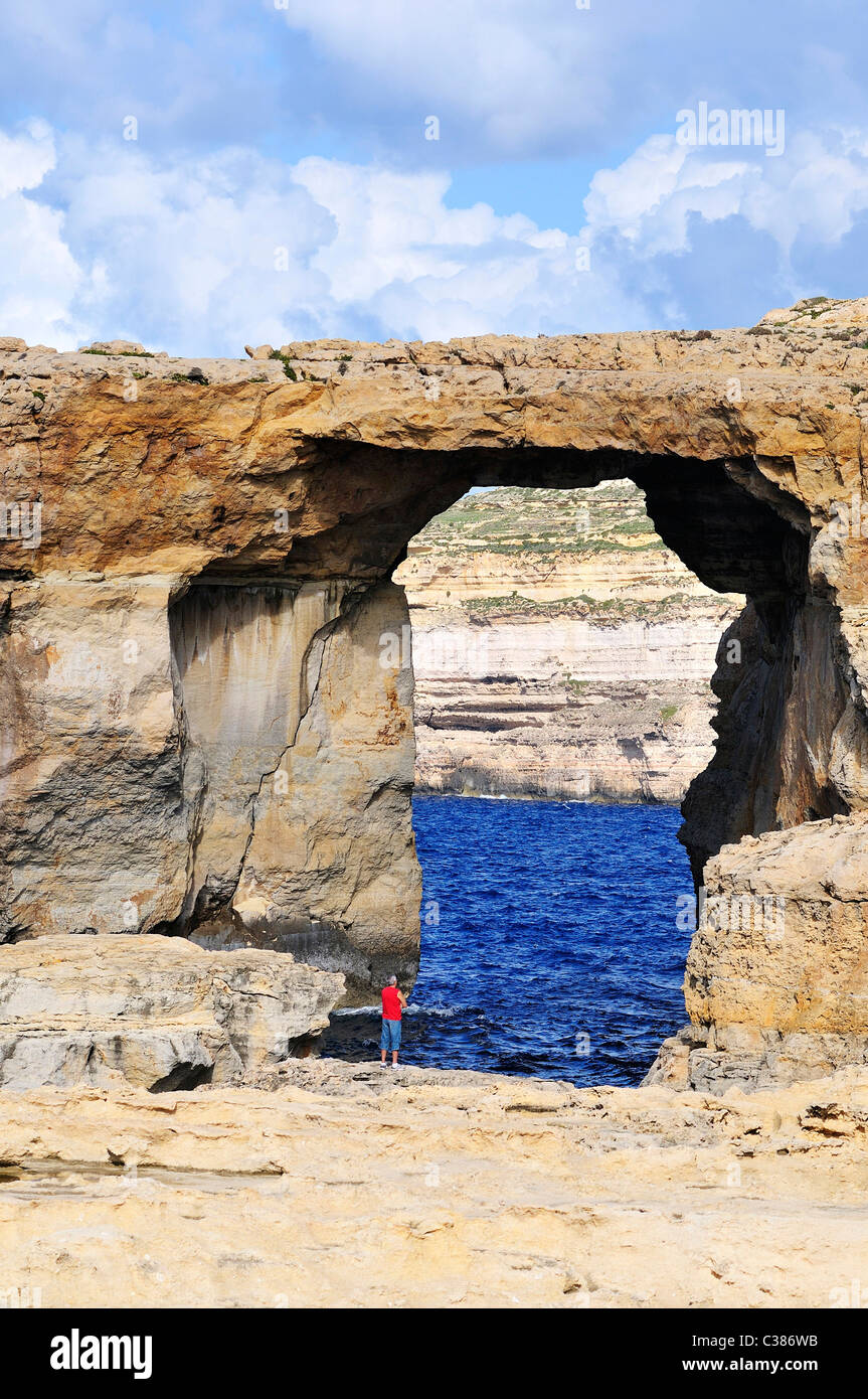 Azure window vertical malta hi-res stock photography and images - Alamy