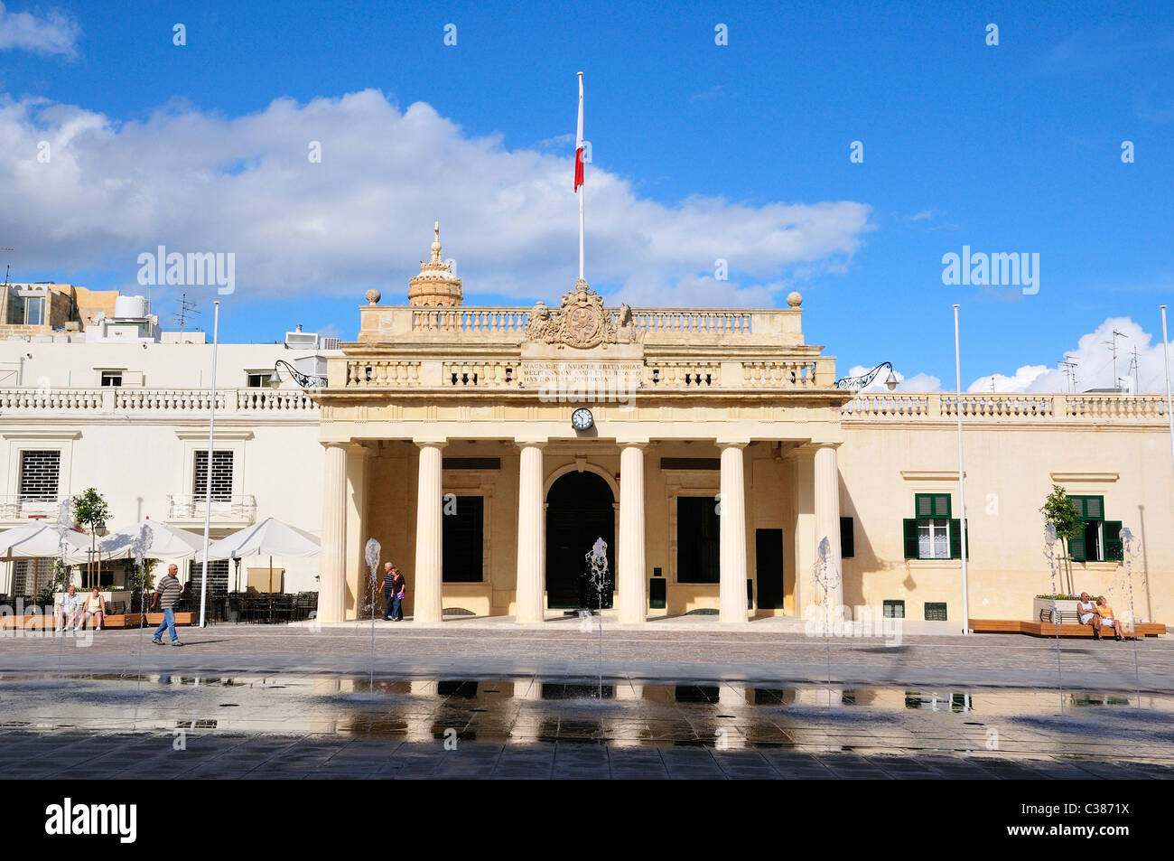 Palace square main guard valletta hi-res stock photography and images ...