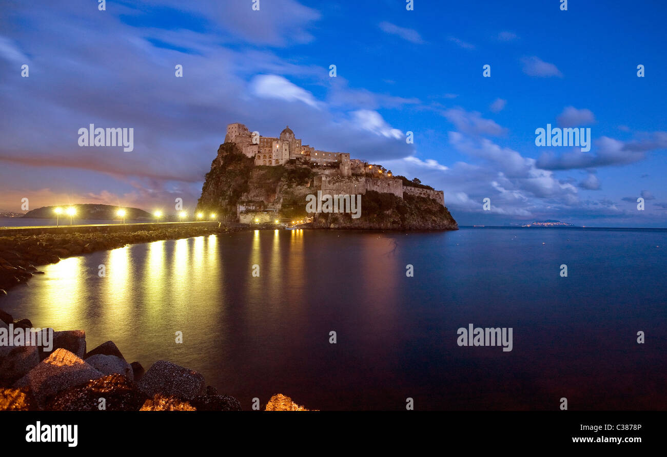 Aragonese castle, Ischia,Campanbia,Italy,Europe Stock Photo - Alamy
