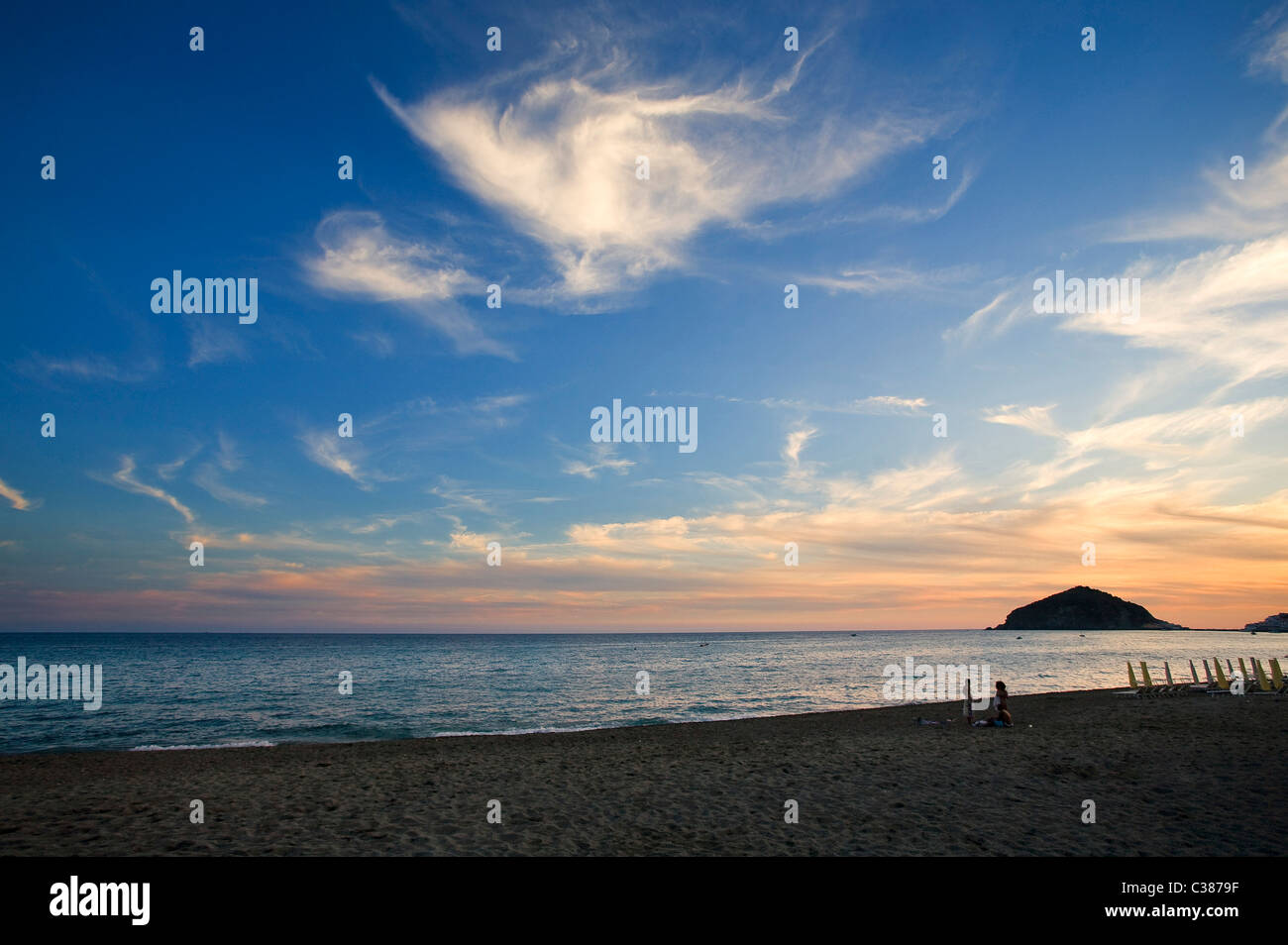 Maronti beach, Barano d'Ischia,Campania,Italy,Europe Stock Photo - Alamy