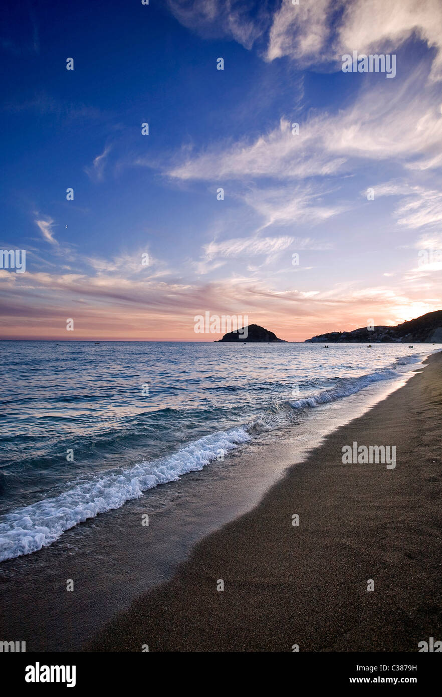Maronti beach, Barano d'Ischia,Campania,Italy,Europe Stock Photo - Alamy
