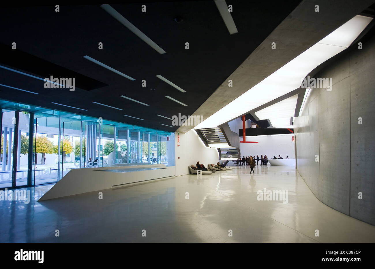Maxxi modern art museum, Rome,Lazio,Italy,Europe Stock Photo - Alamy