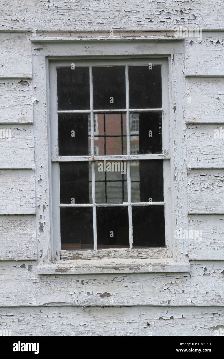 Old style home window frame Stock Photo - Alamy