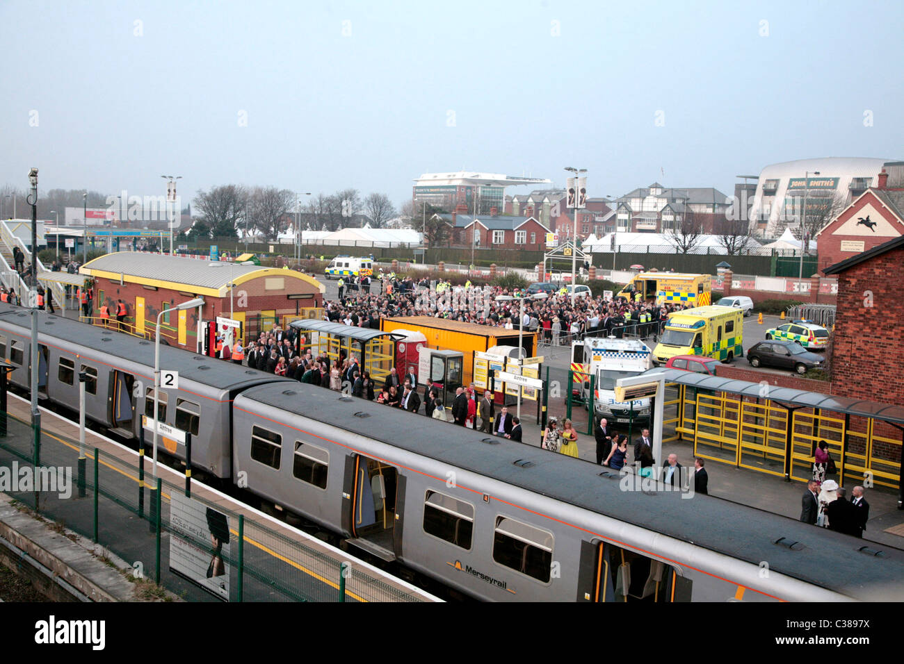 Aintree aerial hi-res stock photography and images - Alamy