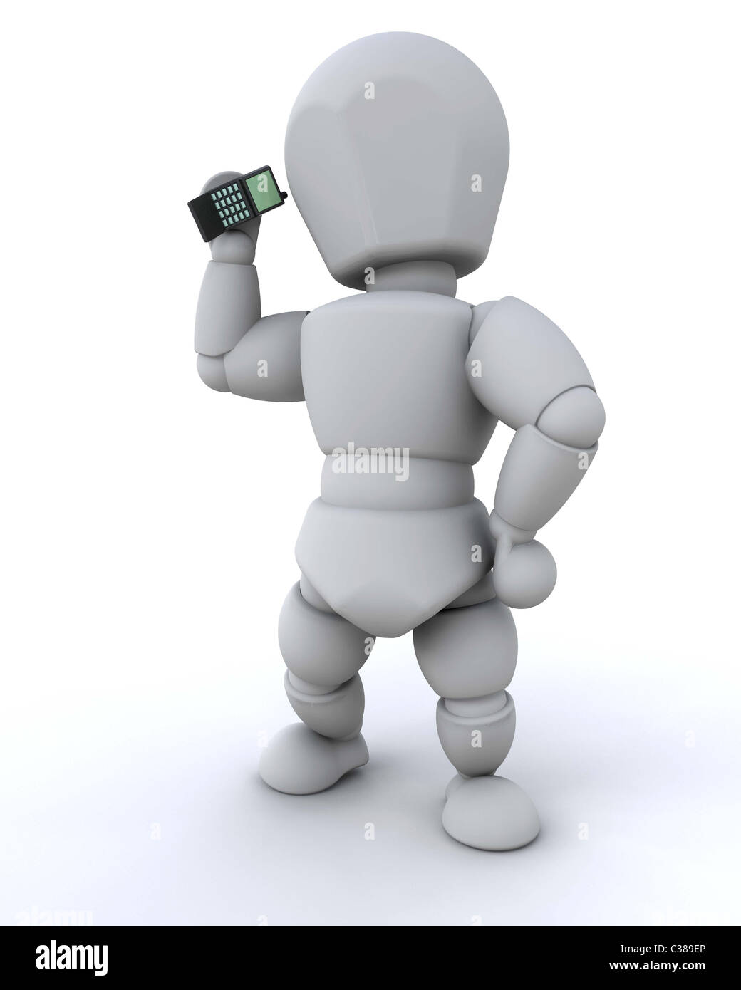 3d render man talking on hi-res stock photography and images - Alamy