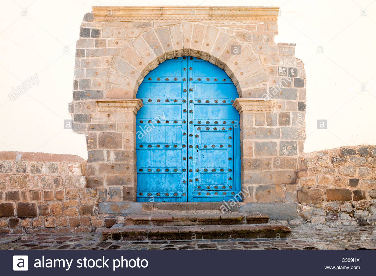 Blue Church Doors High Resolution Stock Photography and Images - Alamy