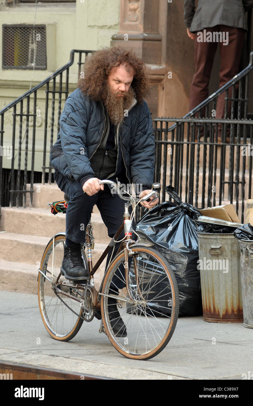 John C Reilly dressed in character on the set of his new movie 'The ...