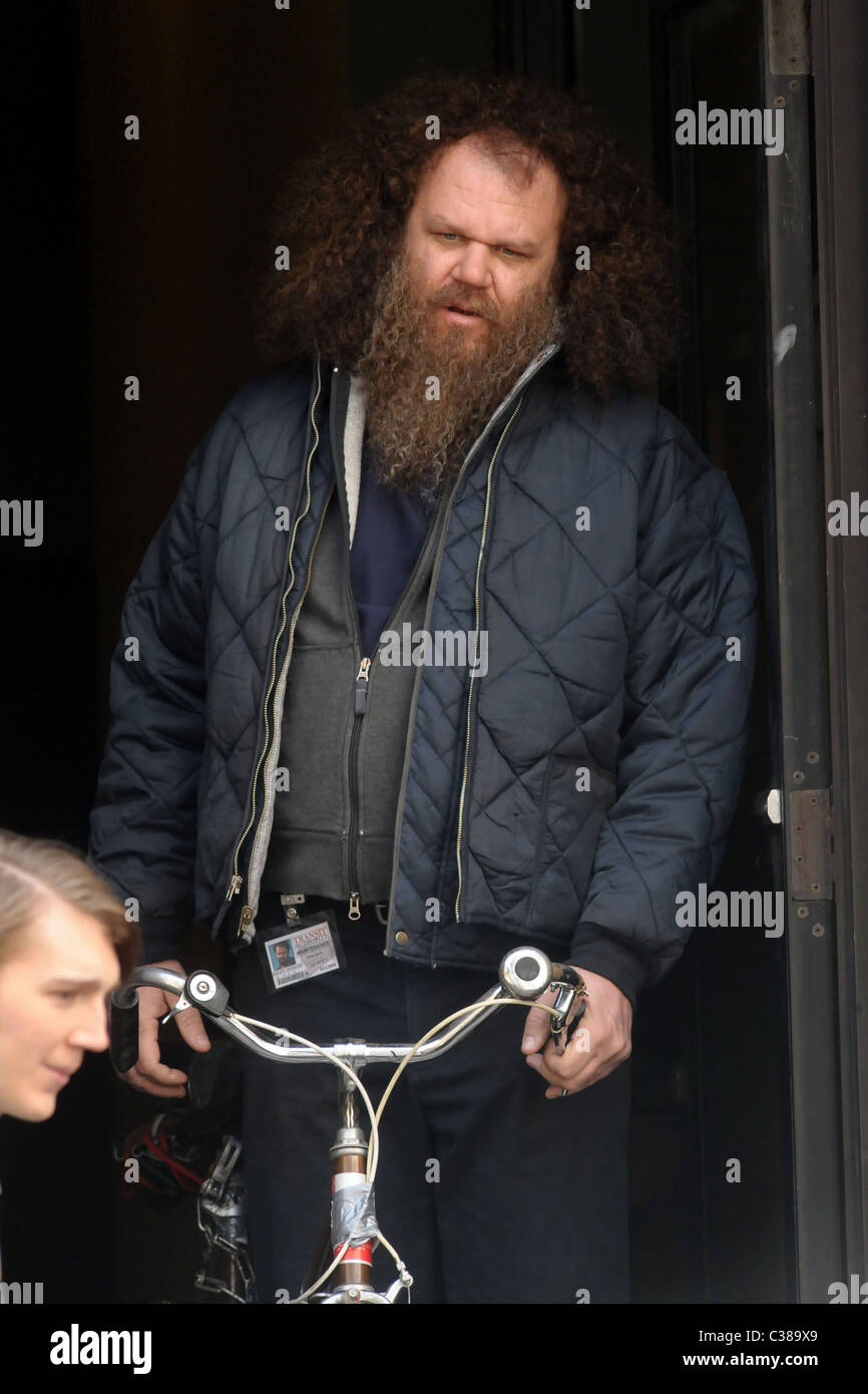John C Reilly dressed in character on the set of his new movie 'The ...