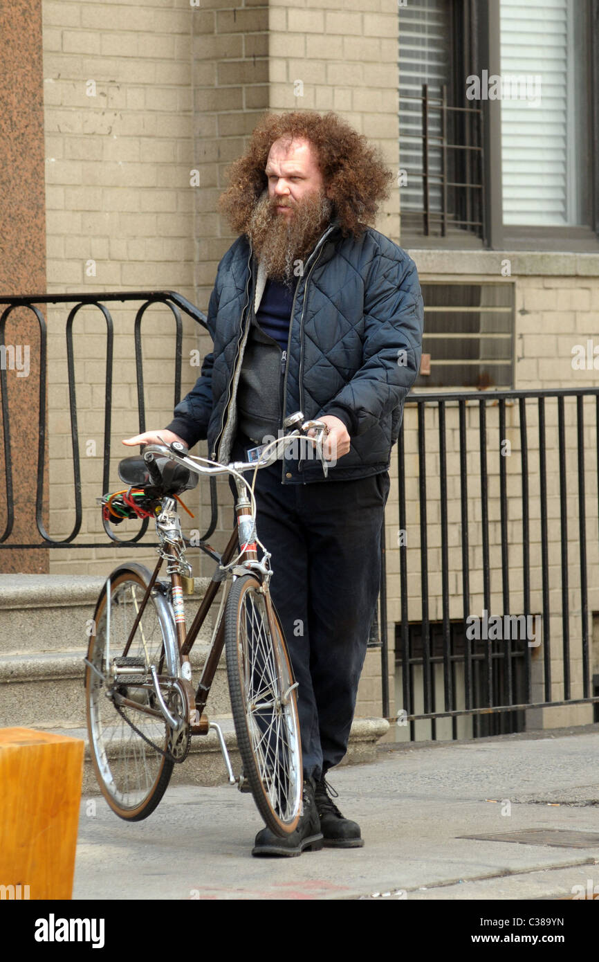 John C Reilly dressed in character on the set of his new movie 'The ...