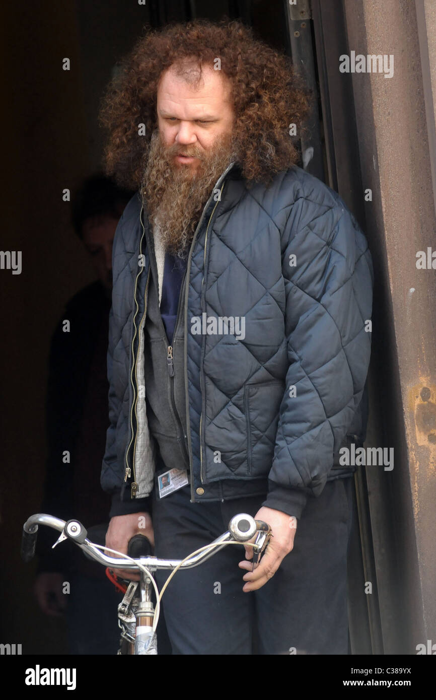 John C Reilly dressed in character on the set of his new movie 'The ...