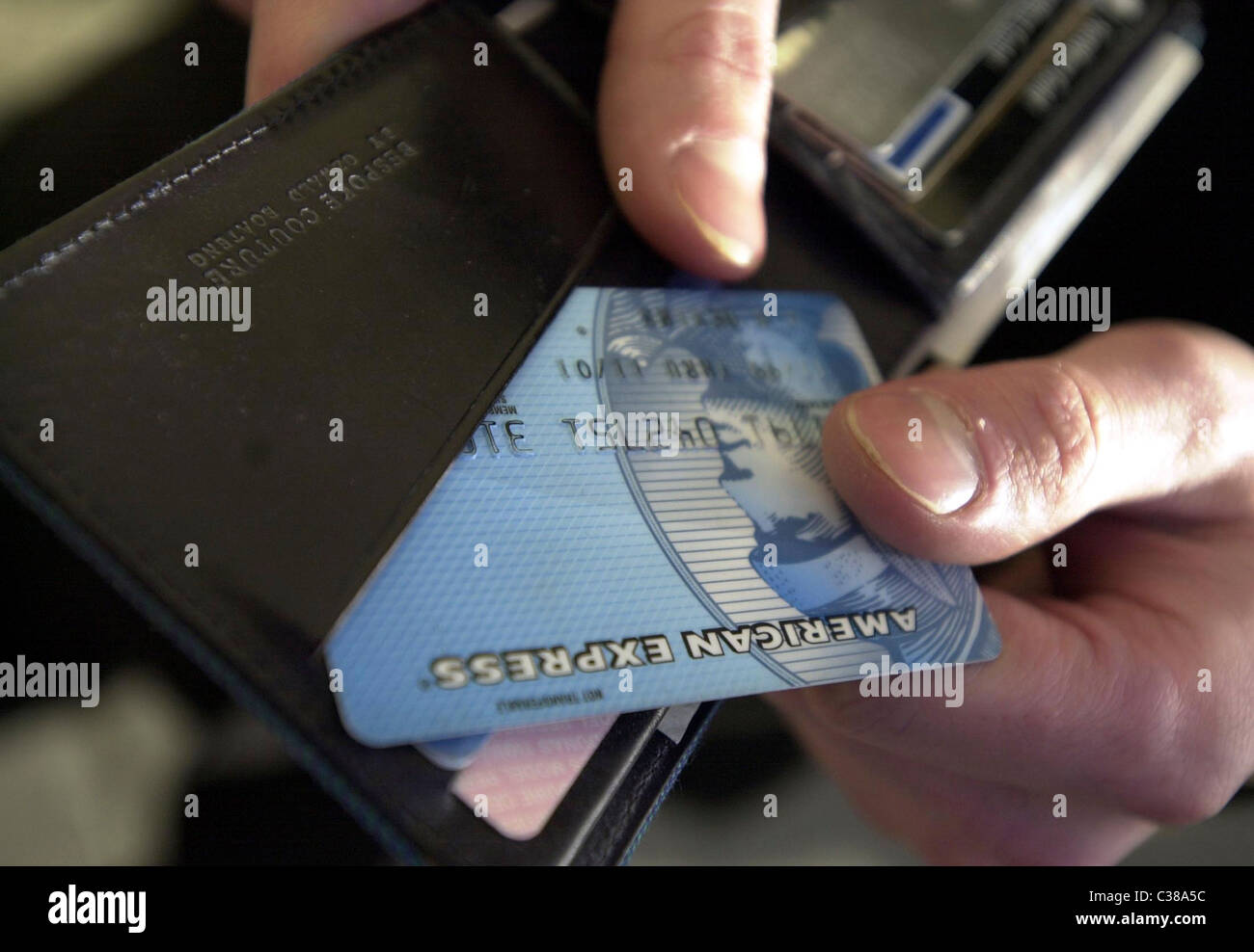 American Express credit card Stock Photo - Alamy